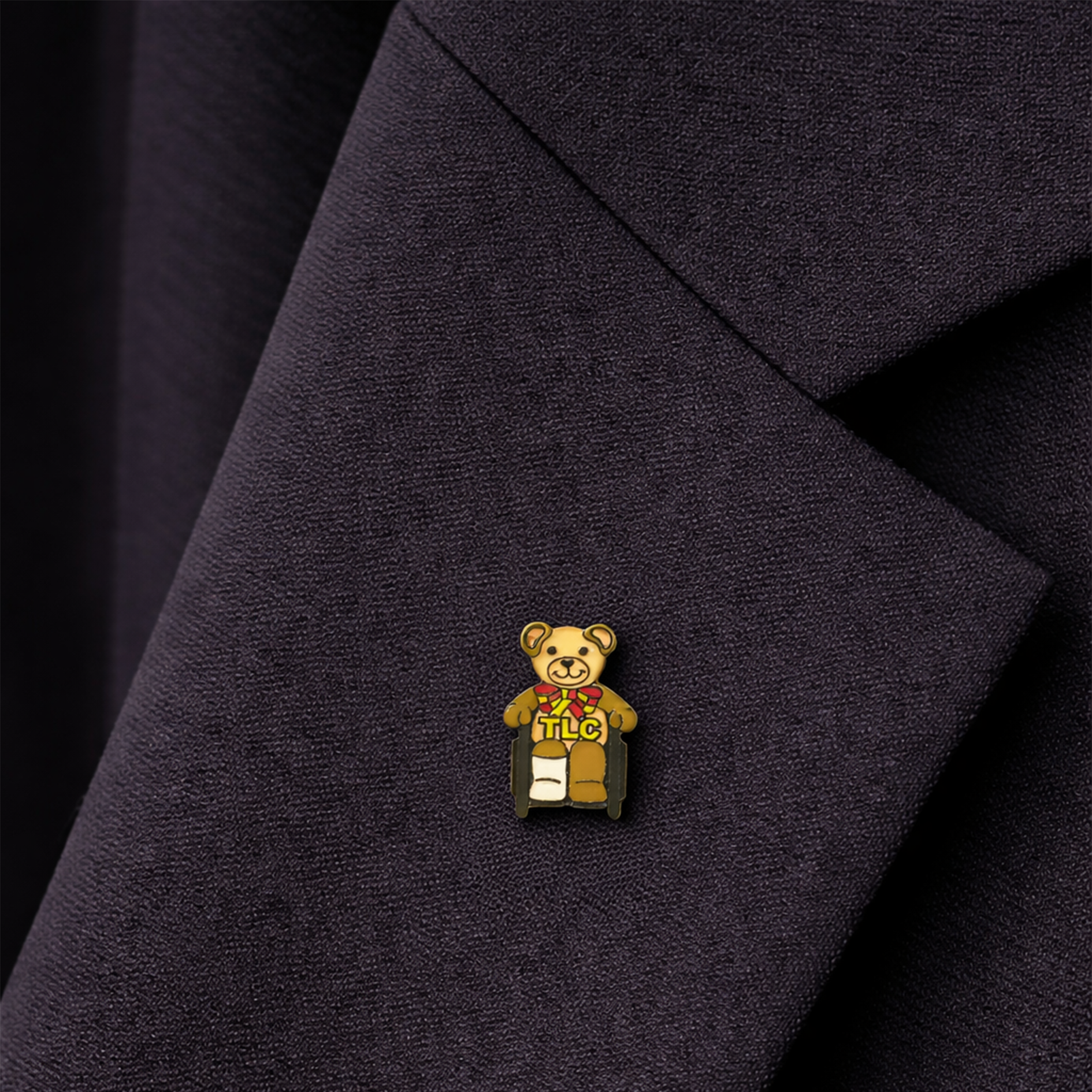 TLC Wheelchair Teddy Pin – Teddies for Loving Care (TLC Essex)